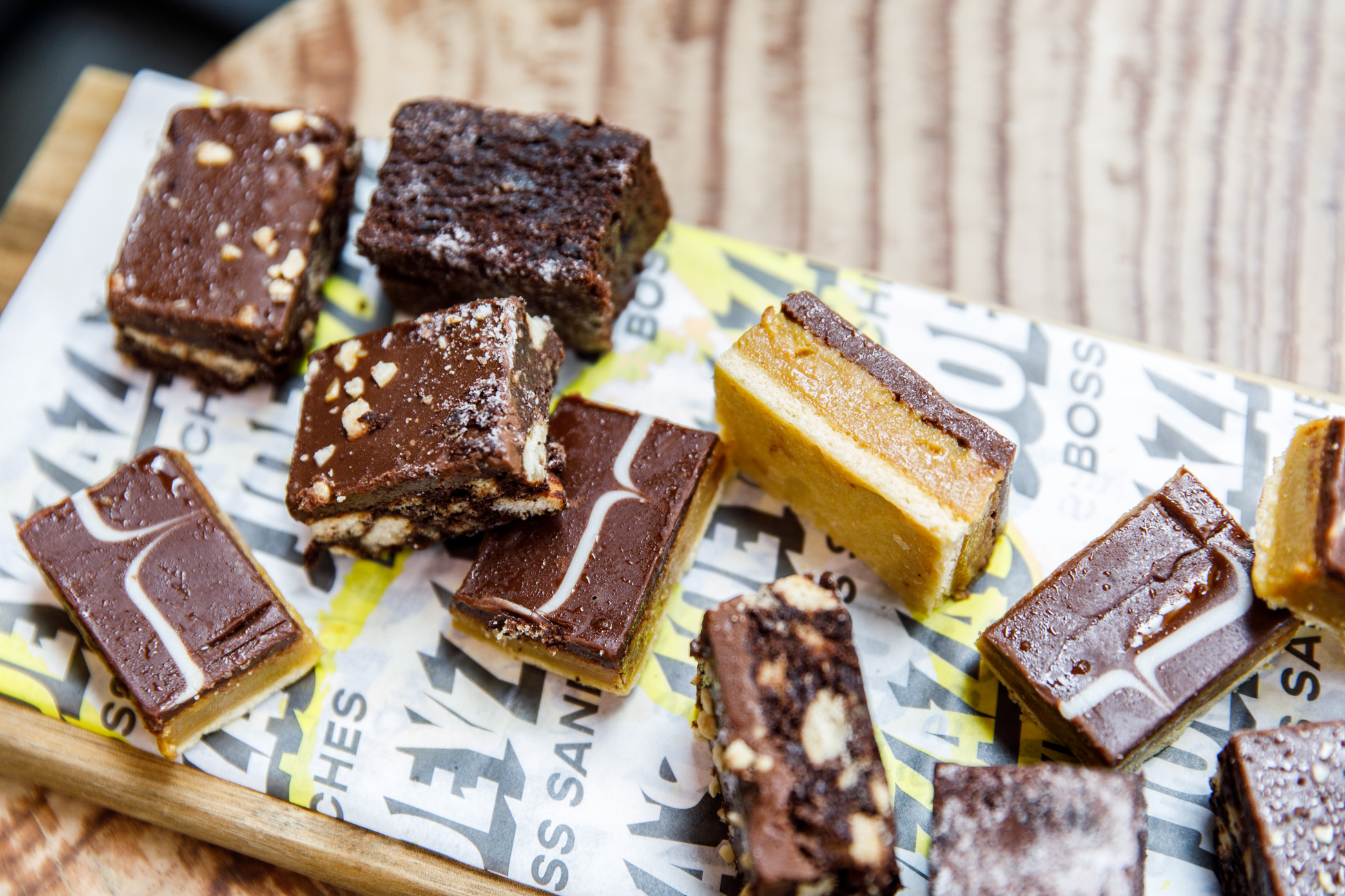 Chocolicious Mixed Slices Box - Joey Zazas l Office Catering Perth